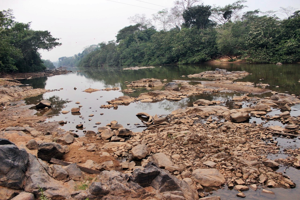 Jaru – Imagens aéreas do Rio Jaru demonstram impacto da estiagem de ...